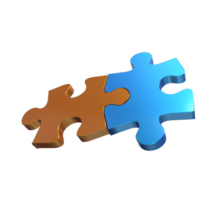 3D Puzzle Piece [PNG - 800x800] Download Vector